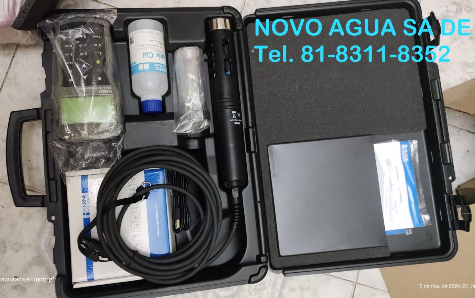 Medidor Multiparamétrico HI98194 – Medidor de pH, ORP, Conductividad ...